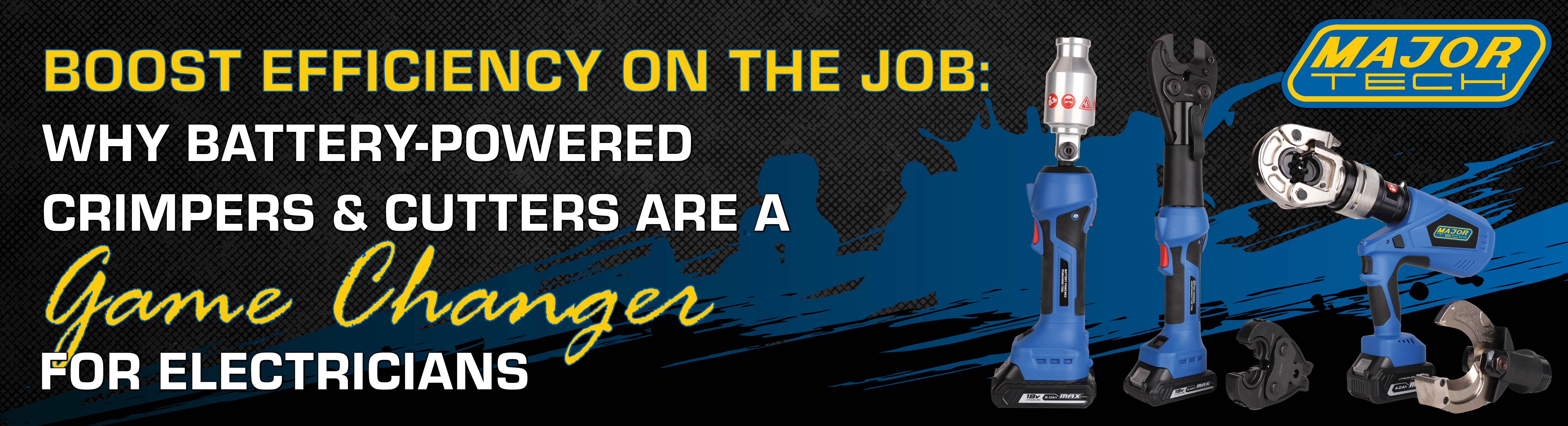 Boost efficiency on the job: why battery-powered crimpers & cutters are ...