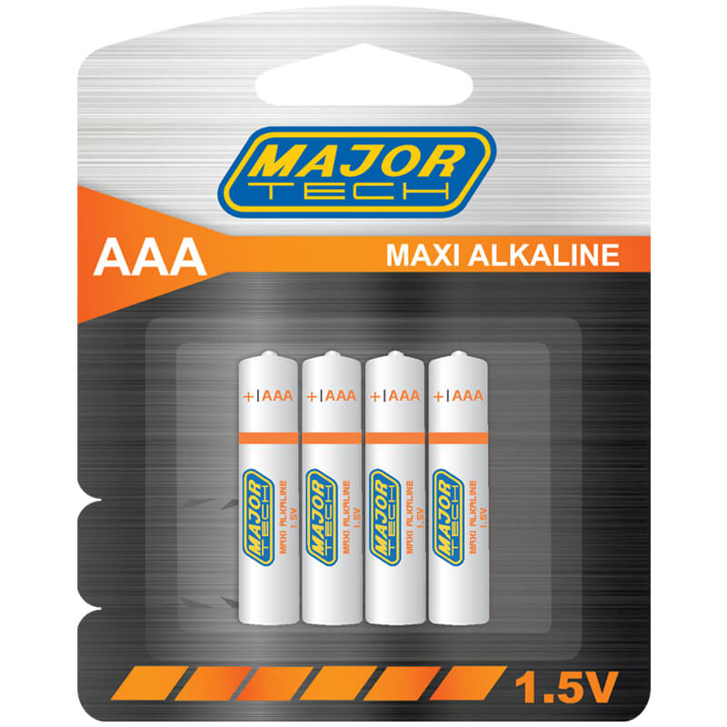 AAA Maxi Alkaline Batteries | MajorTech