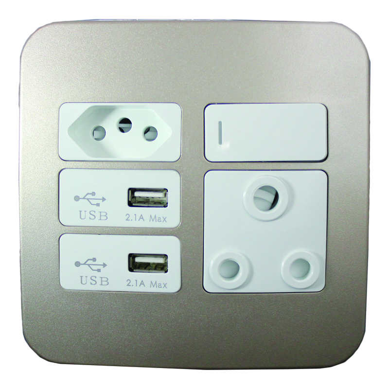 VETi 1 - USB2 Socket Combination - Complete | MajorTech