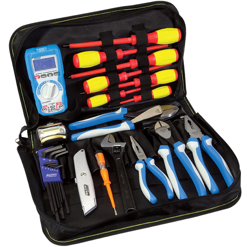 11 Piece Toolkit with Digital Multimeter | MajorTech