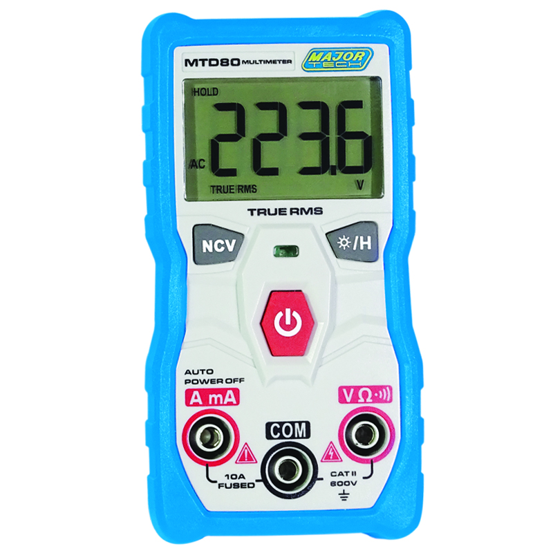 Compact True RMS Auto Ranging Multimeter | MajorTech